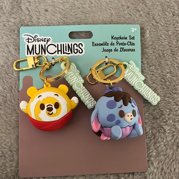 Disney | Accessories | Disney Munchlings Keychain Set Brand New | Poshmark